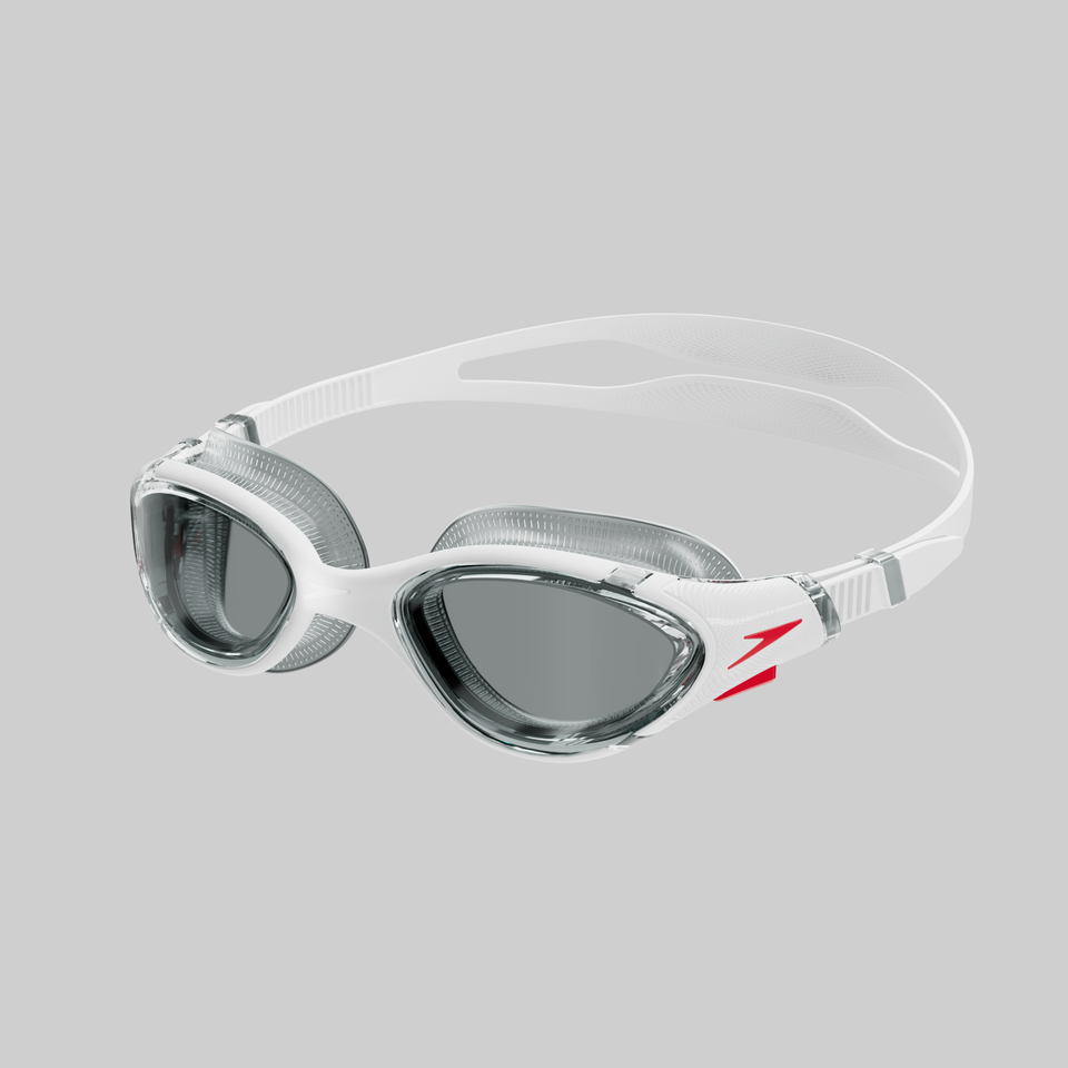 Lentes Natación Speedo Biofuse 2.0 Blanco Ahumado Adulto - Speedo
