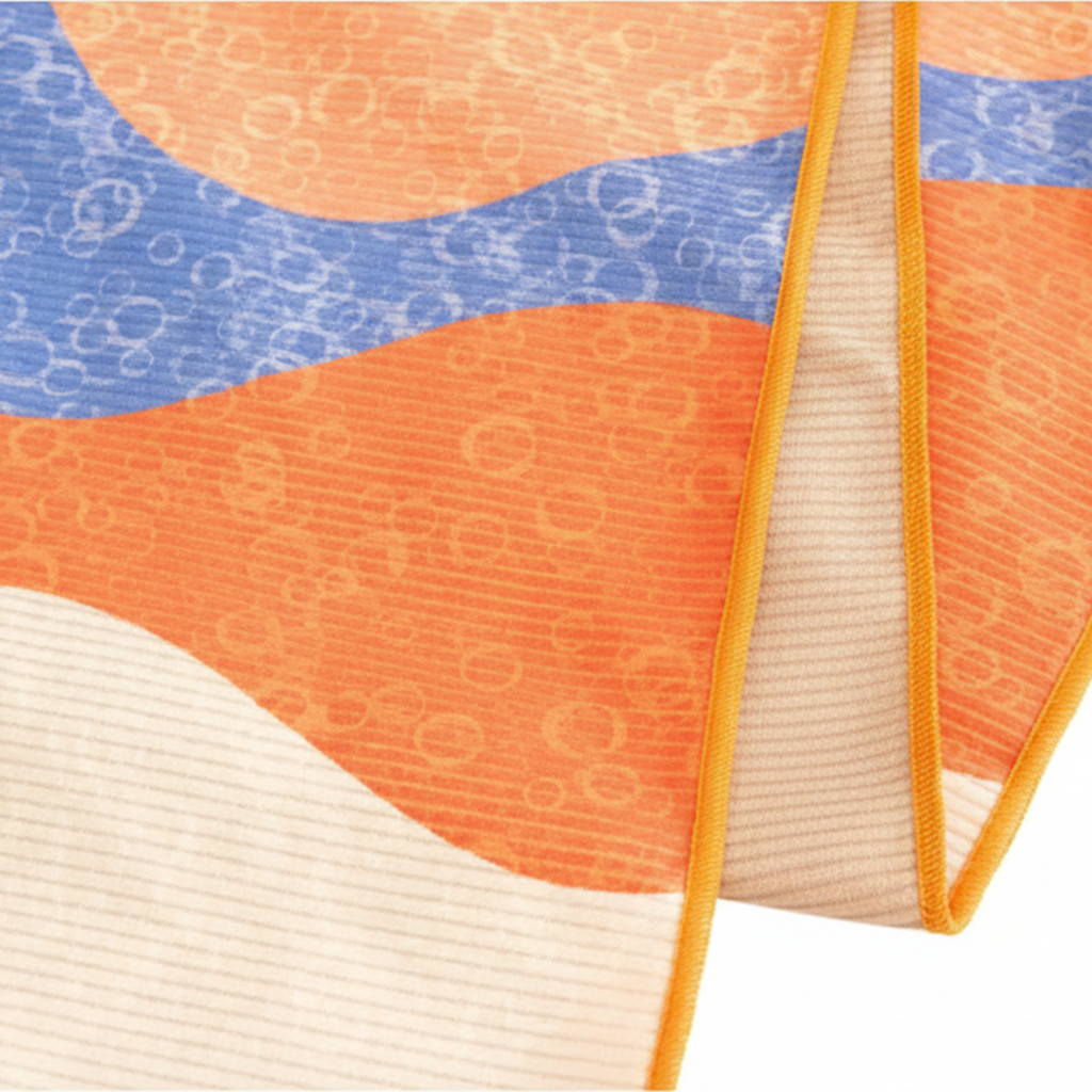 Toalla Microfibra Natación Zvibes Grande Naranja - Speedo